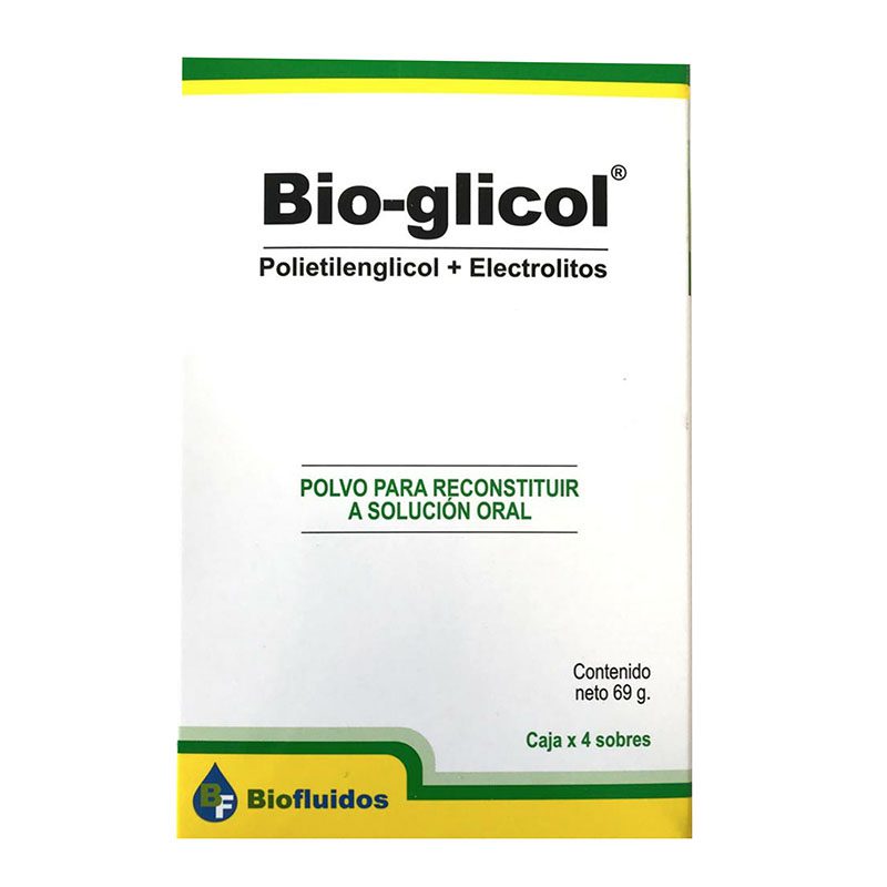 BIO GLICOL C.ELECTROLITOS 69 GR 4 SBS – Droguerías Copfami